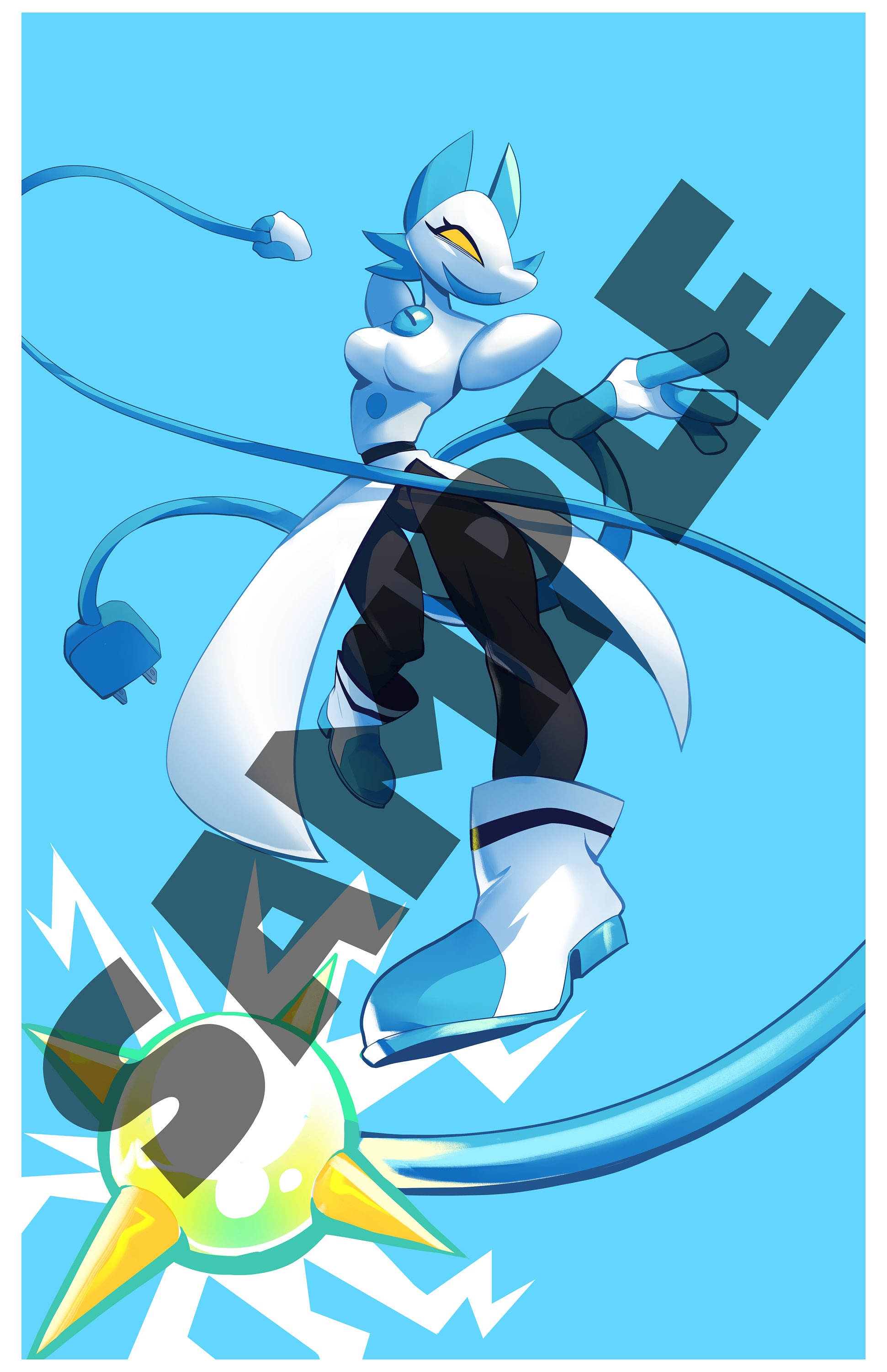 Tasque Manager From Deltarune Wall Art Print - Etsy