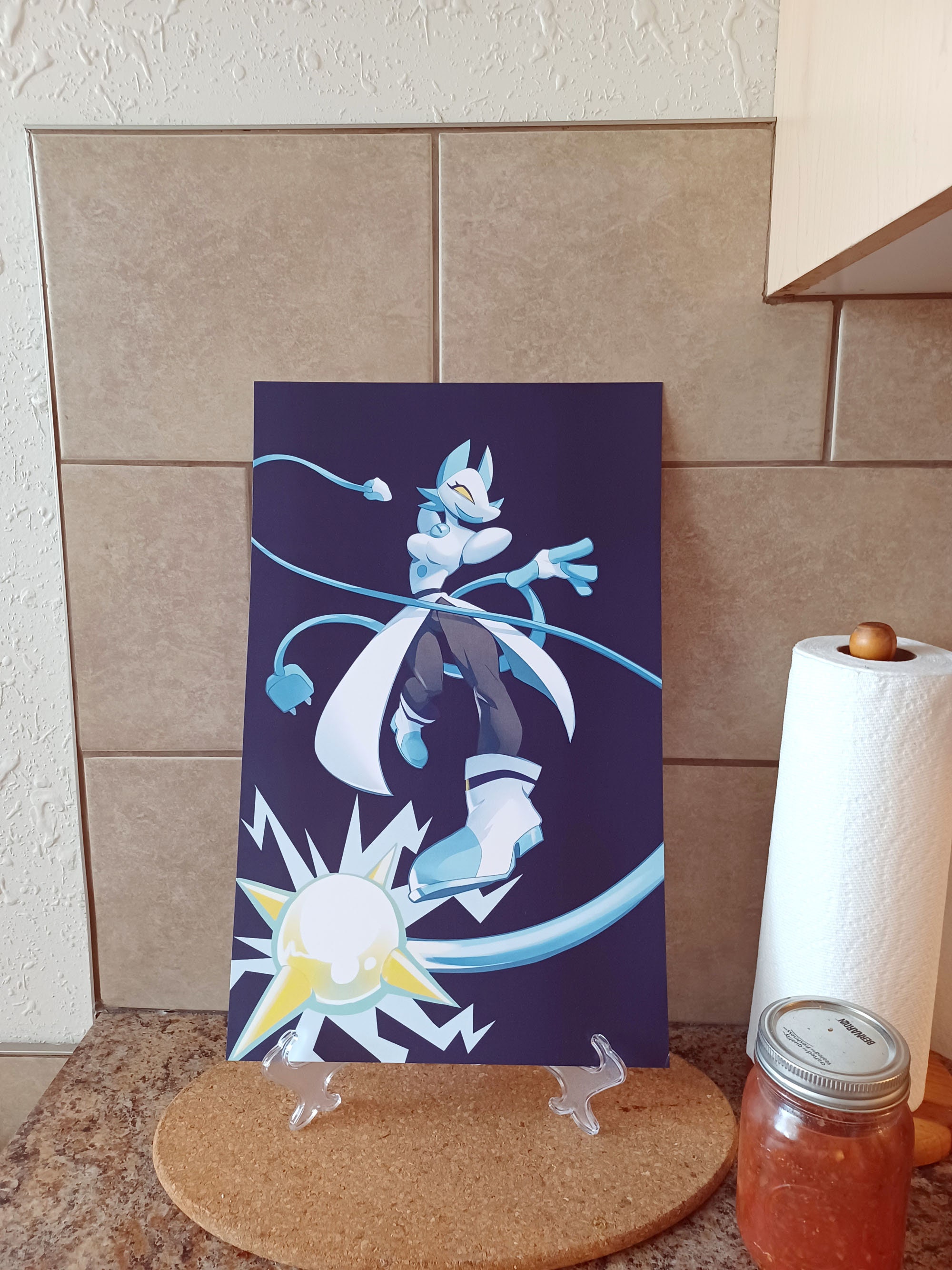 Tasque Manager From Deltarune Wall Art Print - Etsy