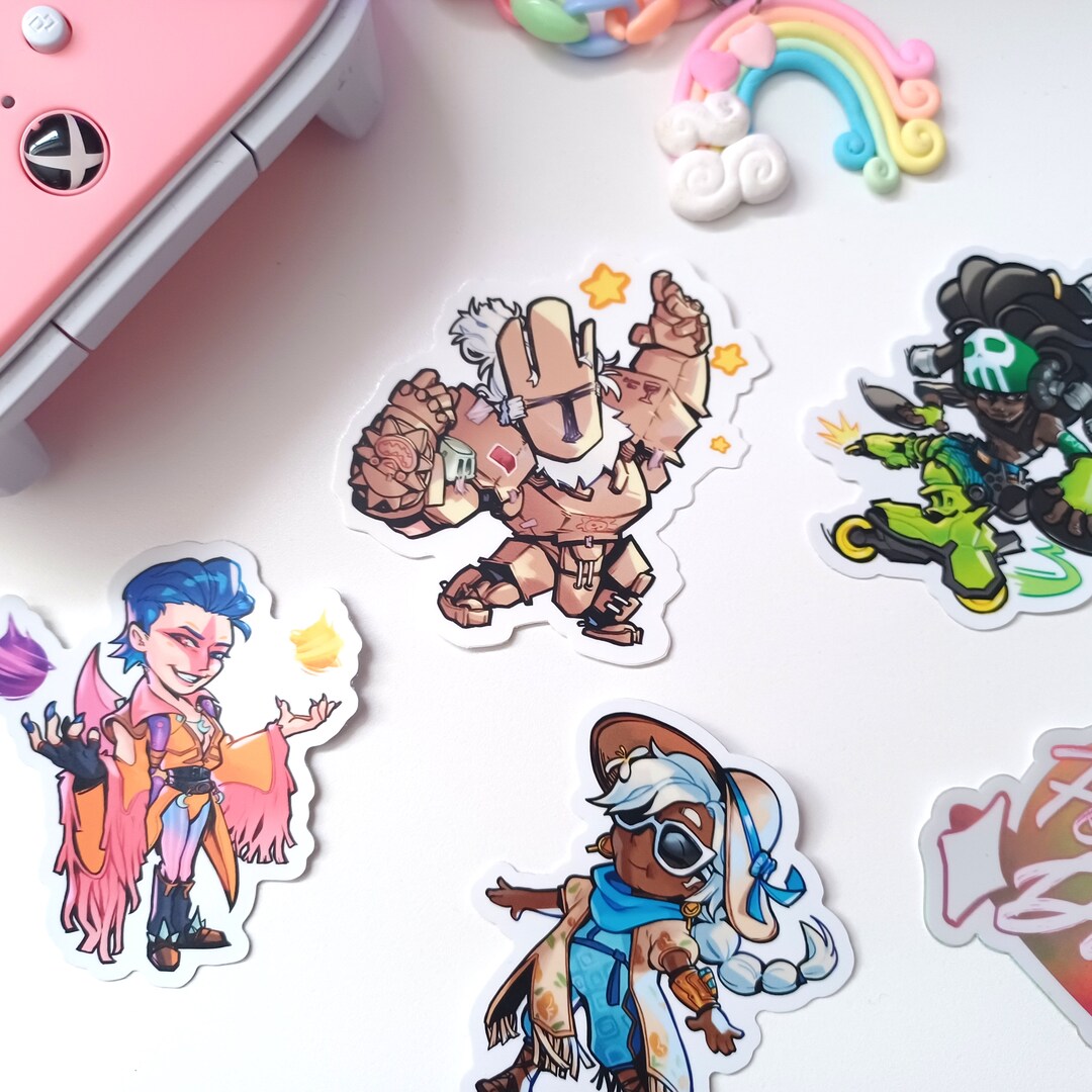 Cardboard Crusader & Co OW2 Inspired Matte Vinyl Stickers - Etsy