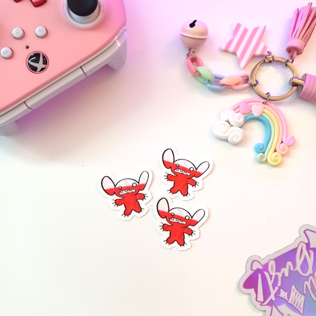 Stitch Badness Level Mini 1.5" Matte Vinyl Sticker - Etsy