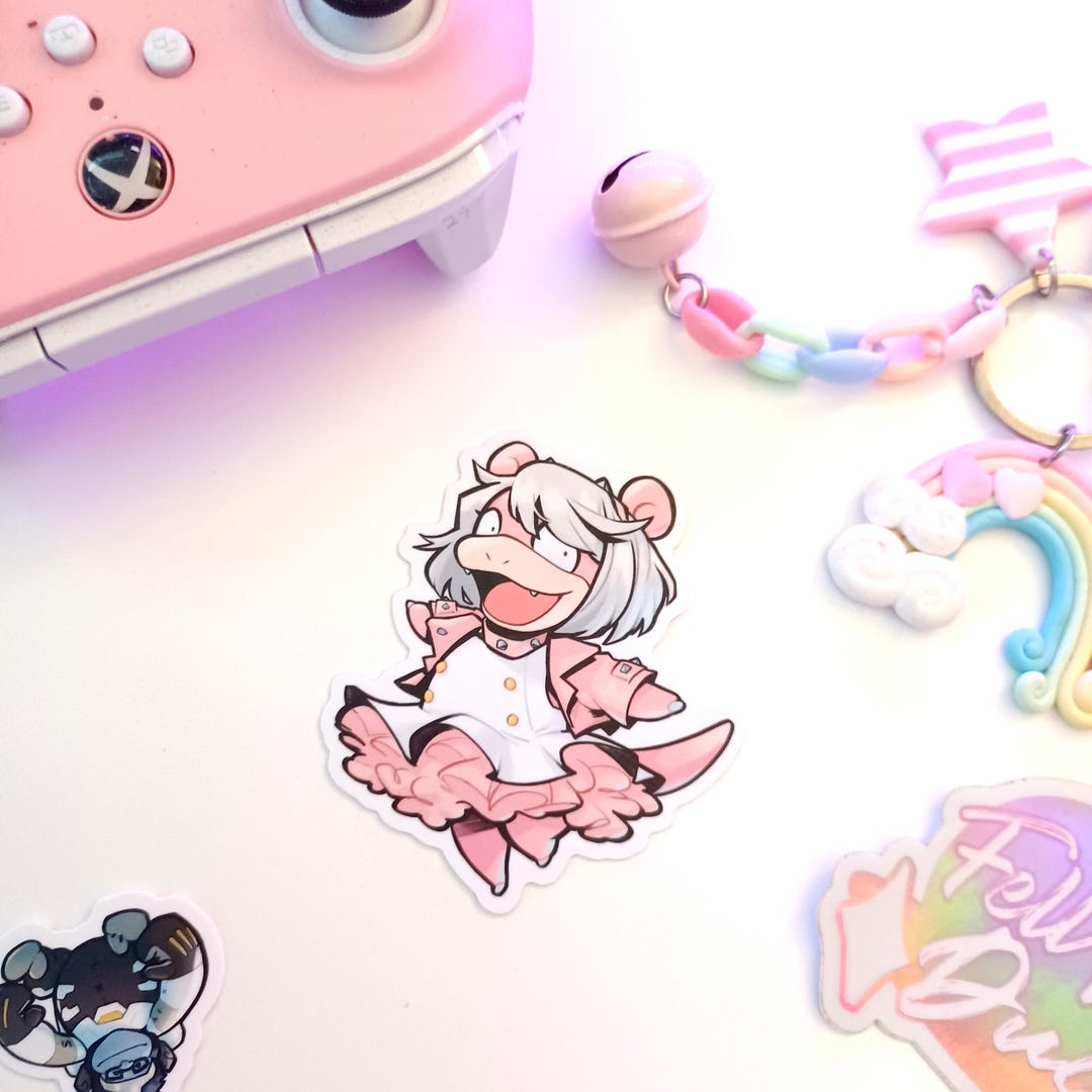 Silly Elphelt Valentine From Guilty Gear Crossover Matte Vinyl Sticker ...