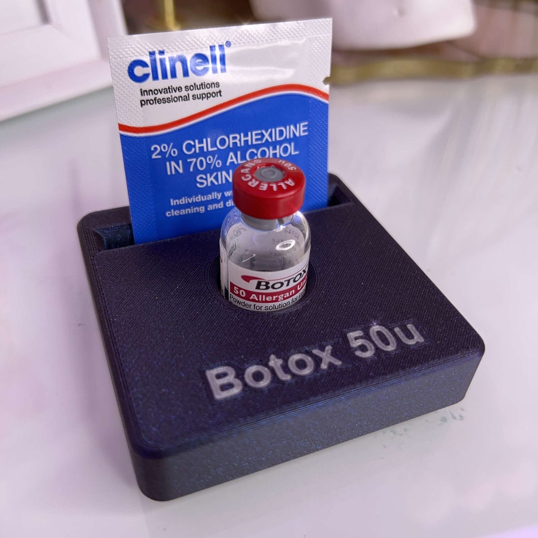 BOTOX 50u Aesthetic Vial Holder Organiser With Alcohol Wipe Slot - Etsy