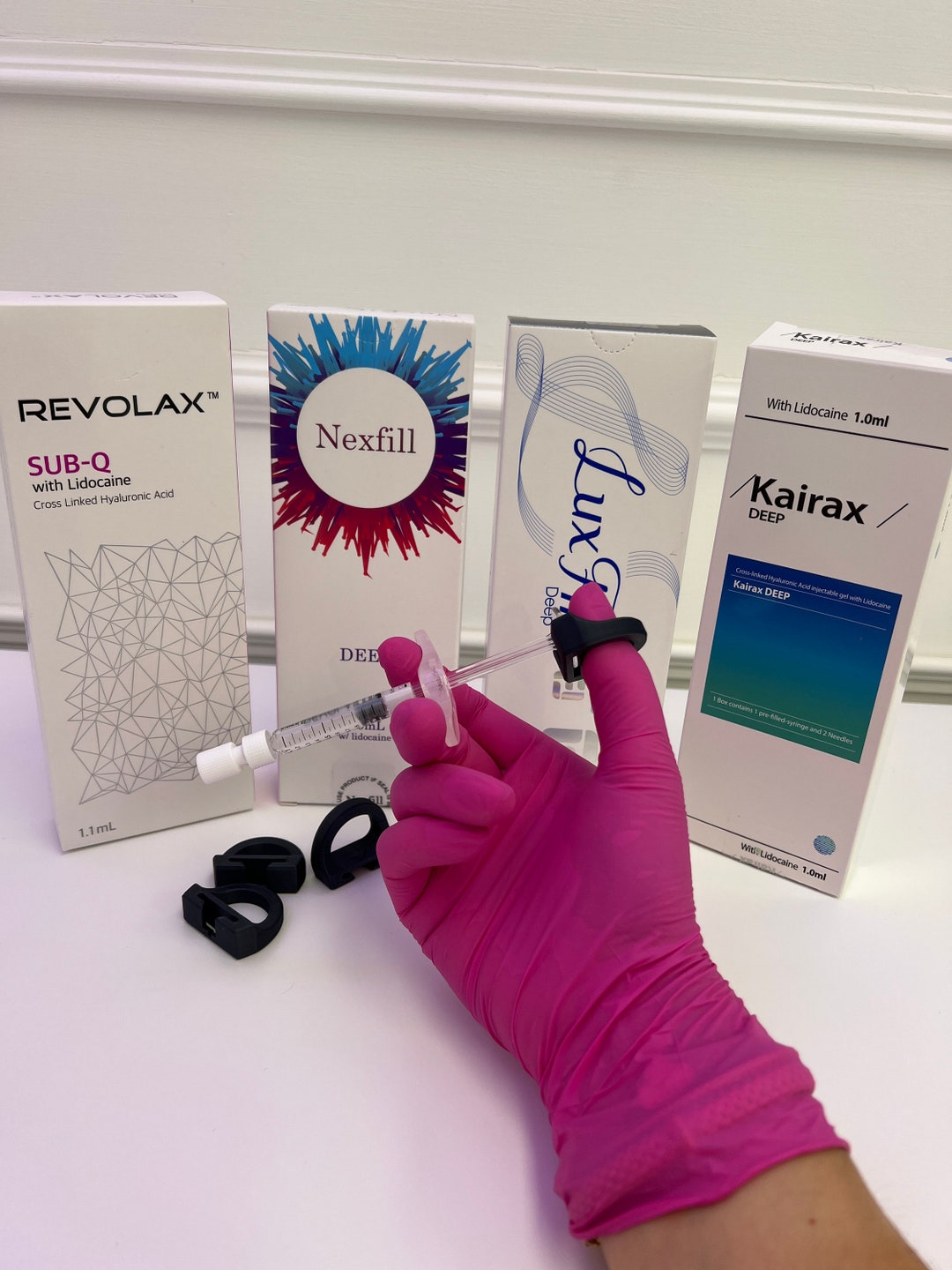 4 X Syringe Aspirators for Revolax/kairax/nexfill/luxfill/aessoa Dermal ...