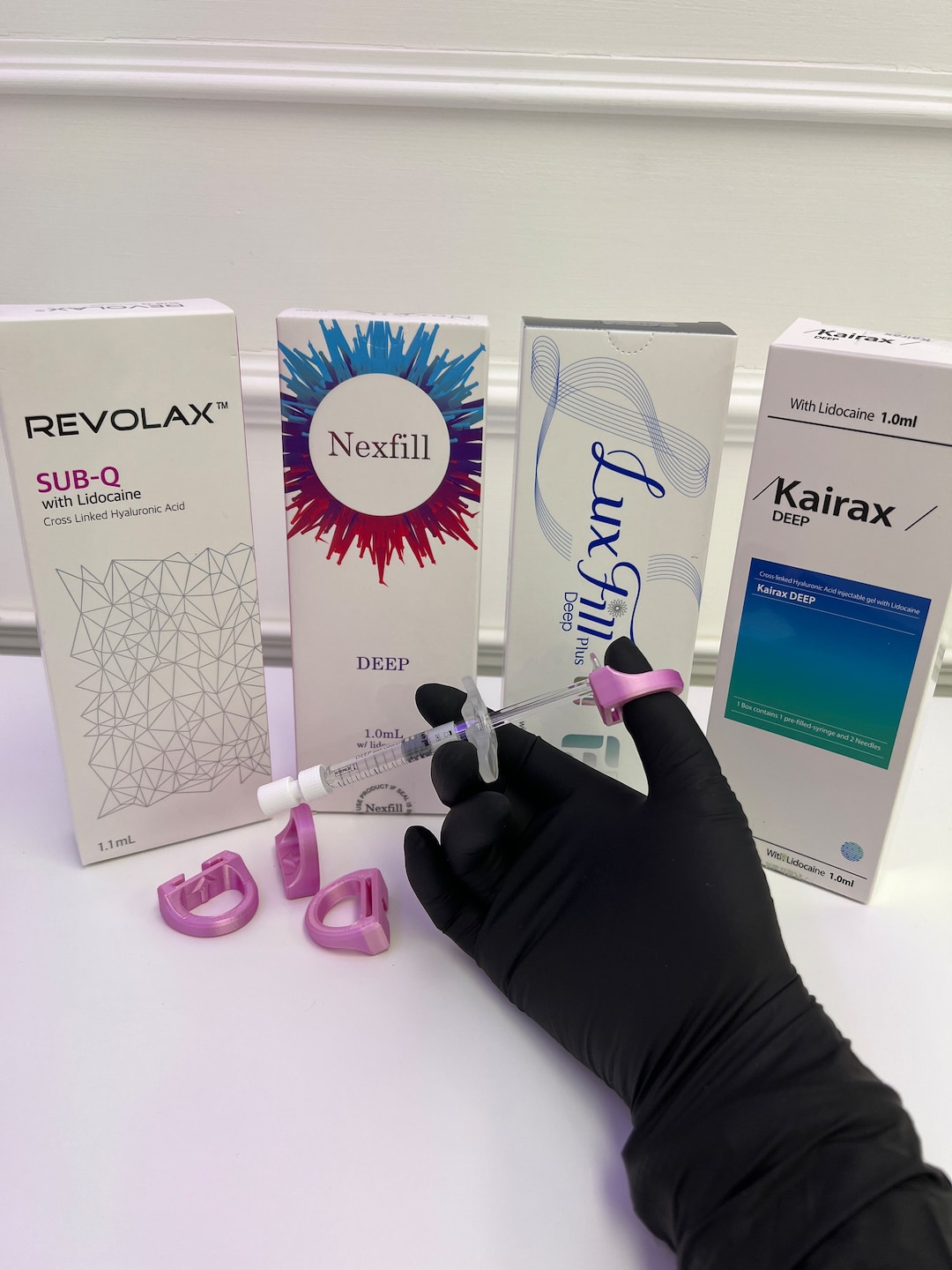 4 X Syringe Aspirators for Revolax/kairax/nexfill/luxfill/aessoa Dermal ...