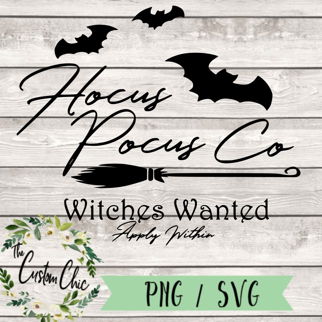 Hocus Pocus Co. SVG/PNG Digital Download for Crafting - Etsy
