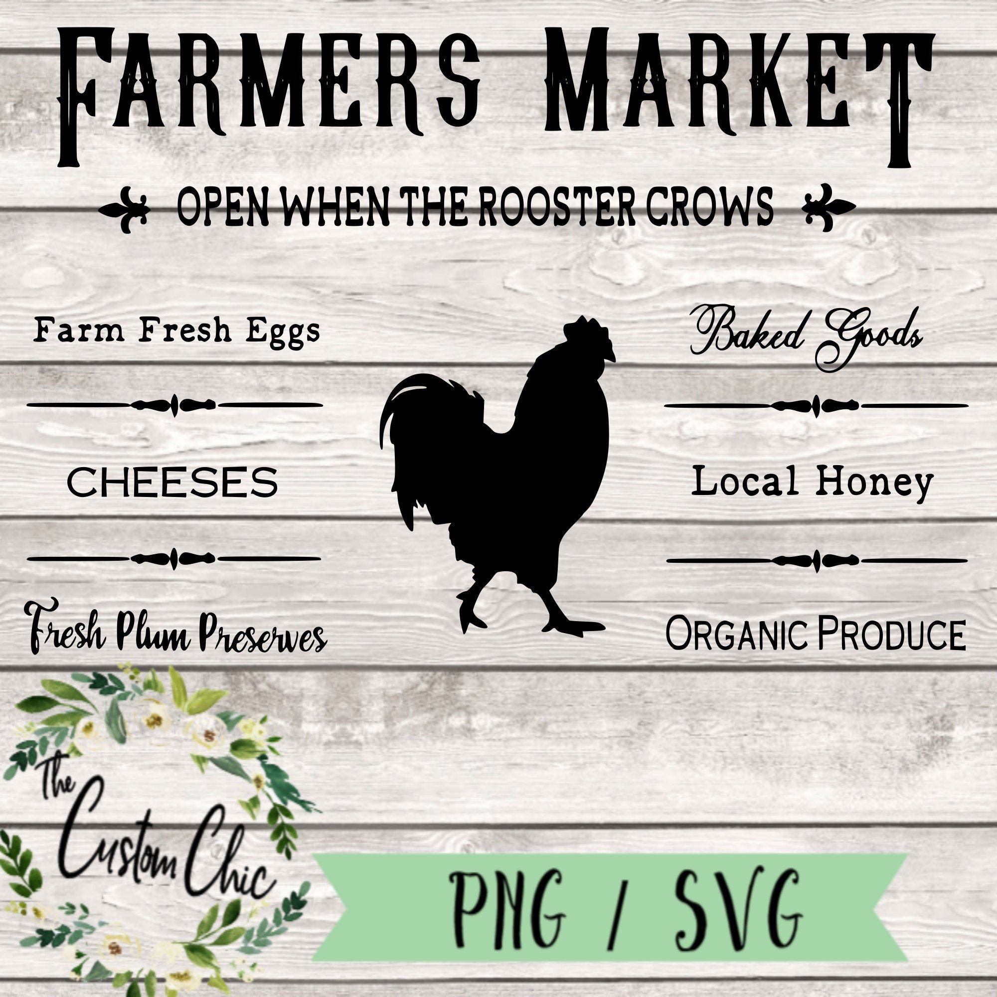 Farmers Market Digital SVG/PNG File - Country Farm Decor - Stove Cover ...