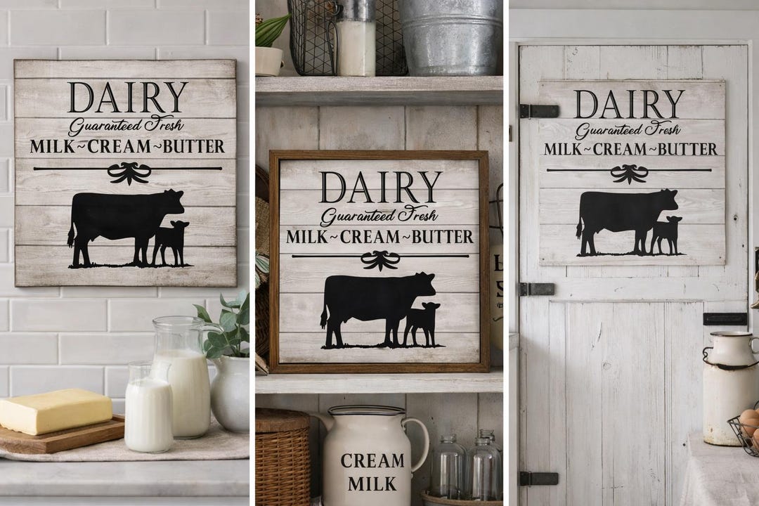 Dairy Guaranteed Fresh – SVG & PNG Digital Download - Etsy