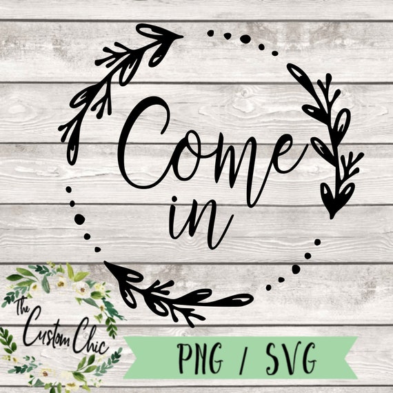 Come in PNG/SVG digital download Home entryway round sign | Etsy