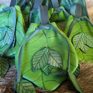 Elven Leaf Pouch - Etsy