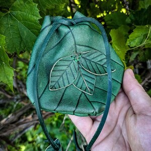 Elven Leaf Pouch - Etsy