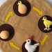 Life Cycle of Chicken With Figurine, Chicken Felt Board, Life Cycle ...