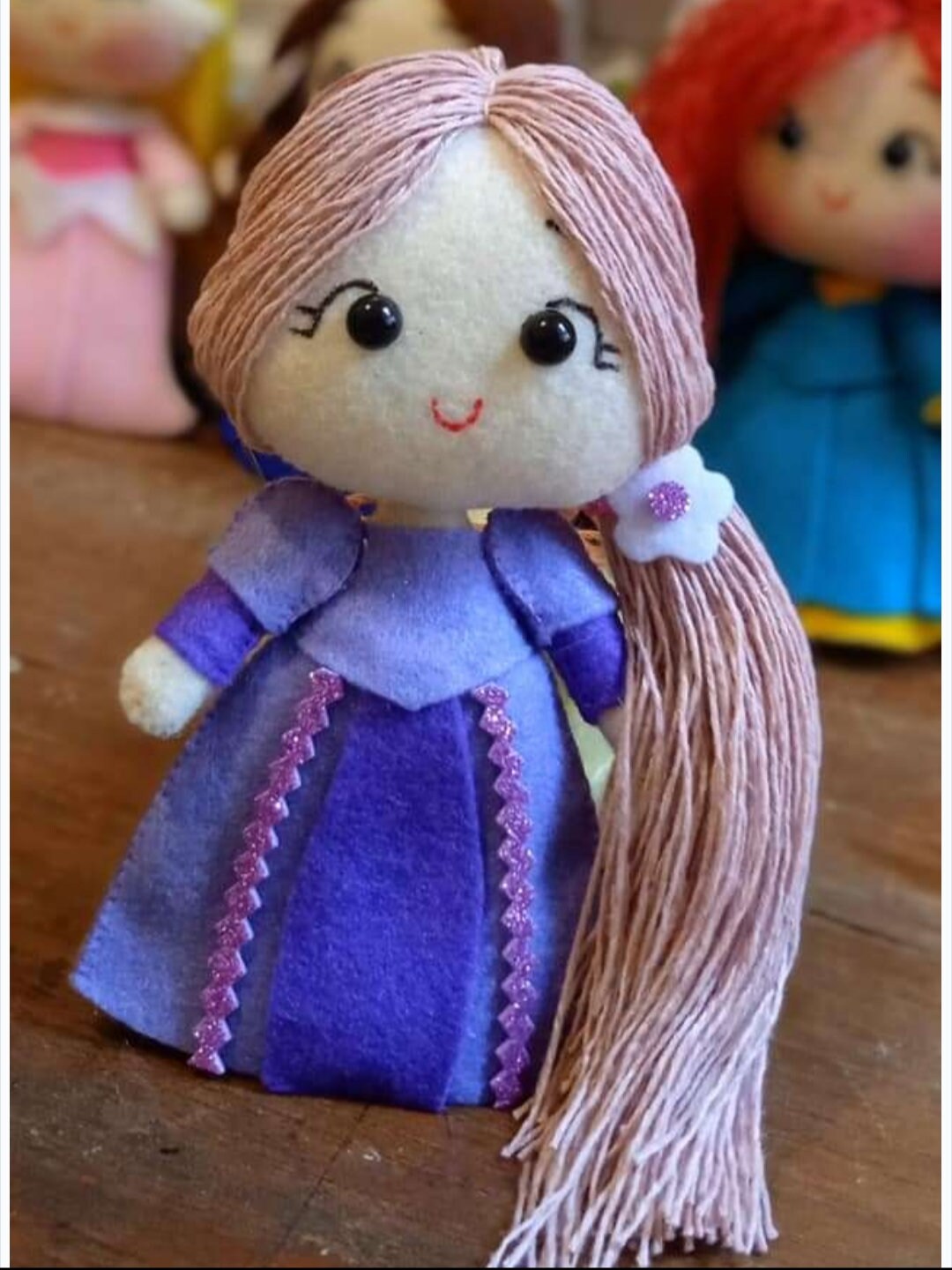 Set of 6 Cute Princess Disney Felt Finished Item Disney - Etsy