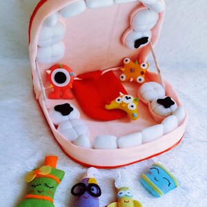 Dental Hygienist, Happy Teeth, Teeth Fairy, Felt Educational Toy ...