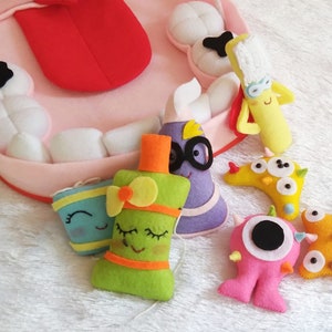 Dental Hygienist, Happy Teeth, Teeth Fairy, Felt Educational Toy ...