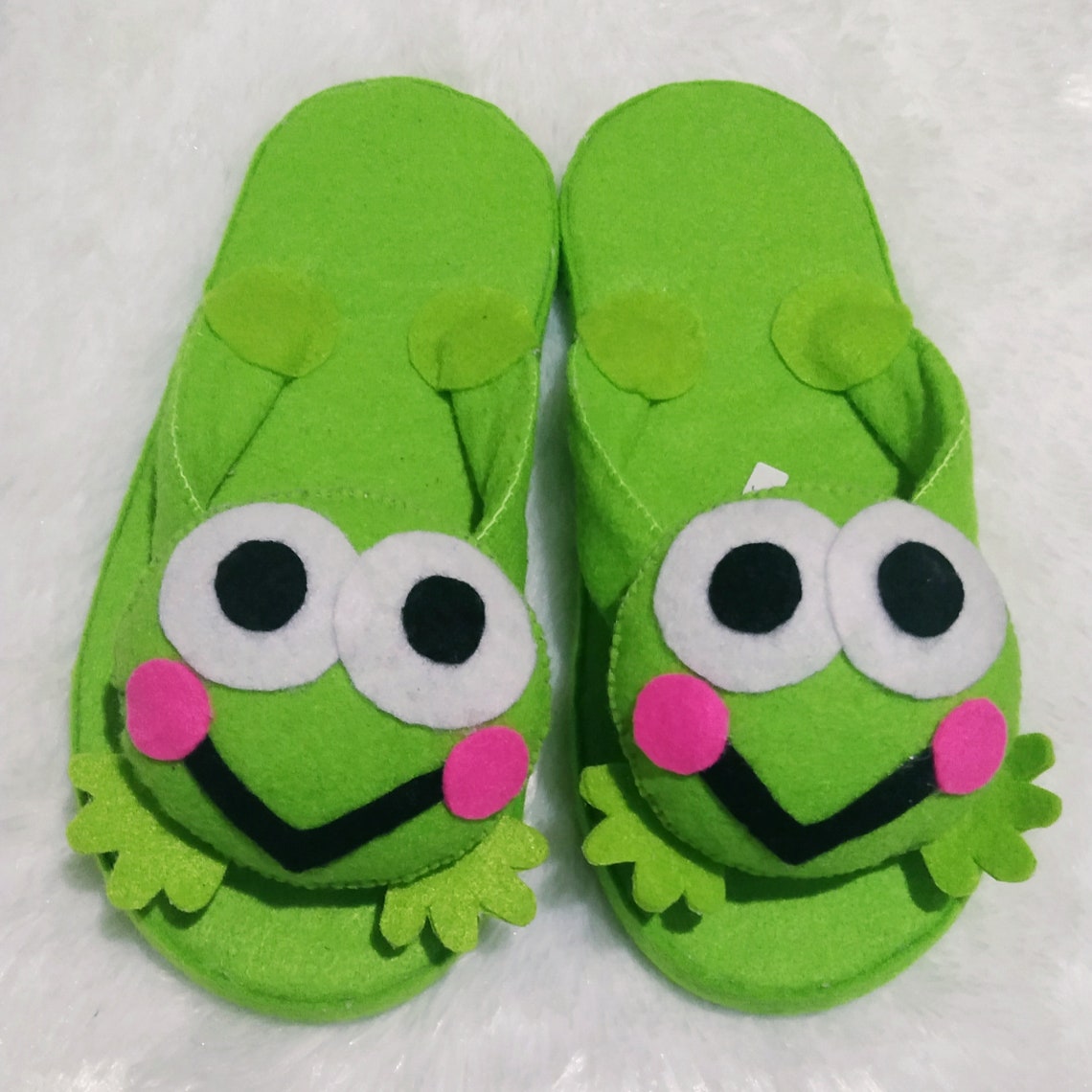 Felted Frog Slipper, Cute Cartoon Slipper Felted, Characters Felted ...