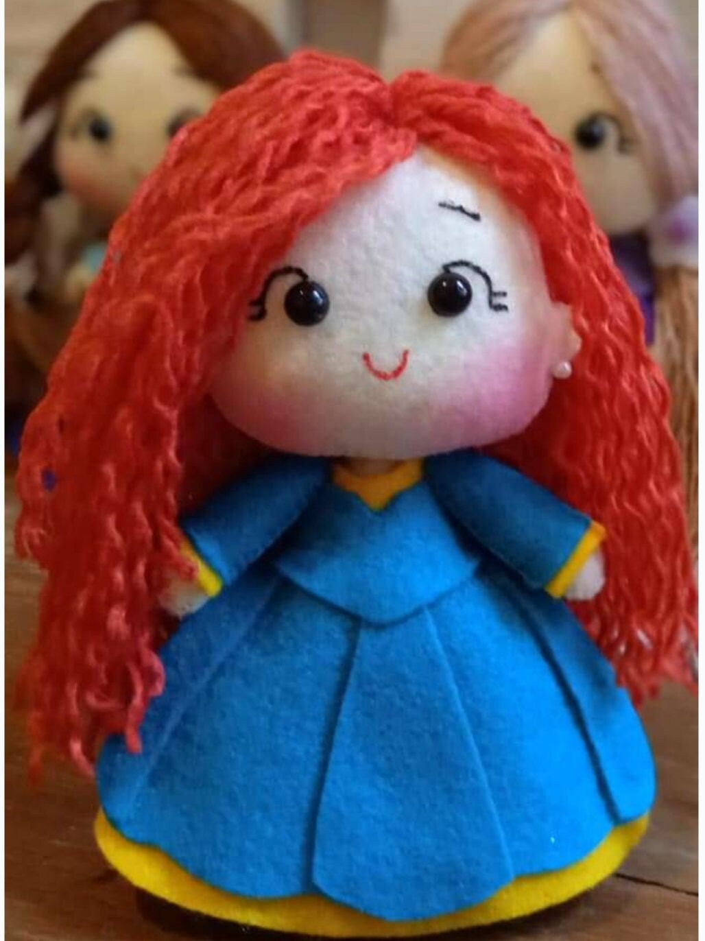 Set of 6 Cute Princess Disney Felt Finished Item Disney - Etsy