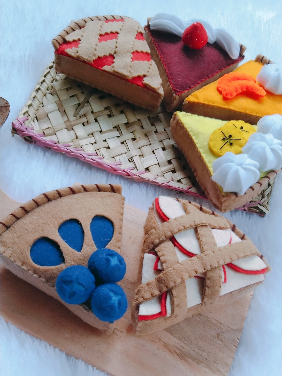 Felt Pumkin Pie Felt Slice of Pie Felt Gift Pie Felt - Etsy