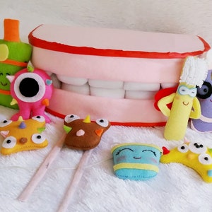 Dental Hygienist, Happy Teeth, Teeth Fairy, Felt Educational Toy ...