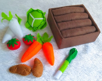 Vegetable Garden Toy | Etsy
