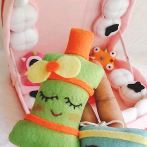Dental Hygienist, Happy Teeth, Teeth Fairy, Felt Educational Toy ...