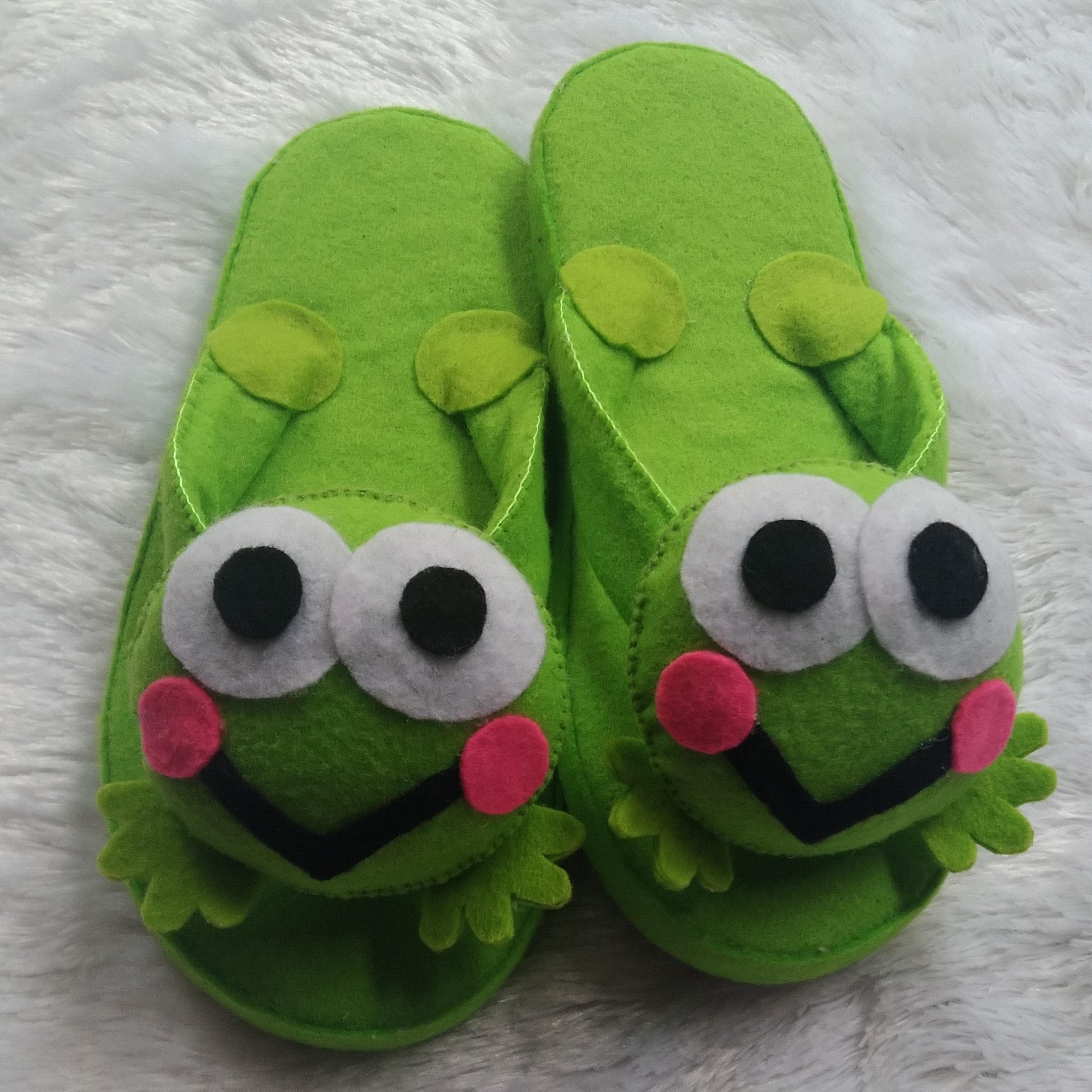 Felted Frog Slipper, Cute Cartoon Slipper Felted, Characters Felted ...