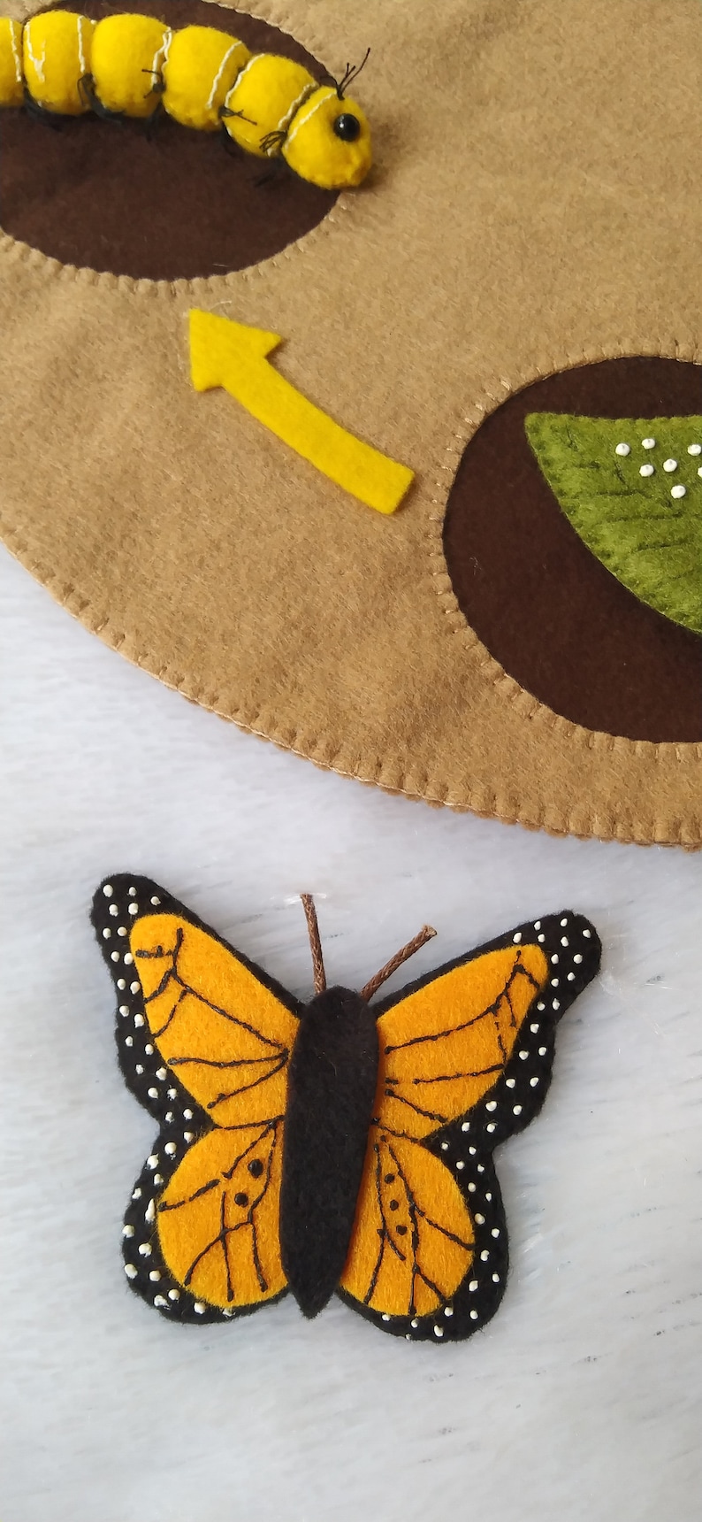 Butterfly Life Cycle Felt Board, Butterfly Life Cycle Set Science ...