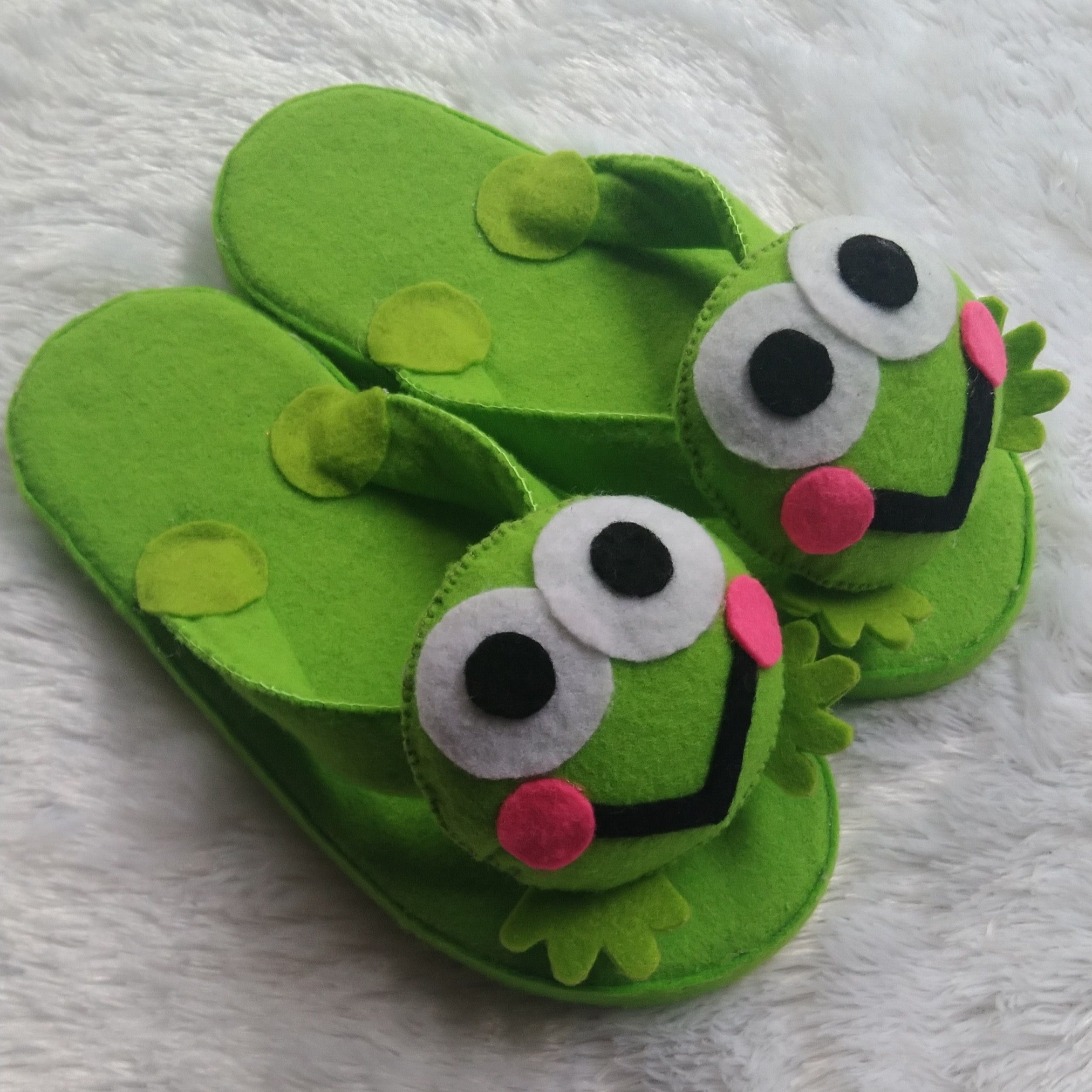 Felted Frog Slipper, Cute Cartoon Slipper Felted, Characters Felted ...
