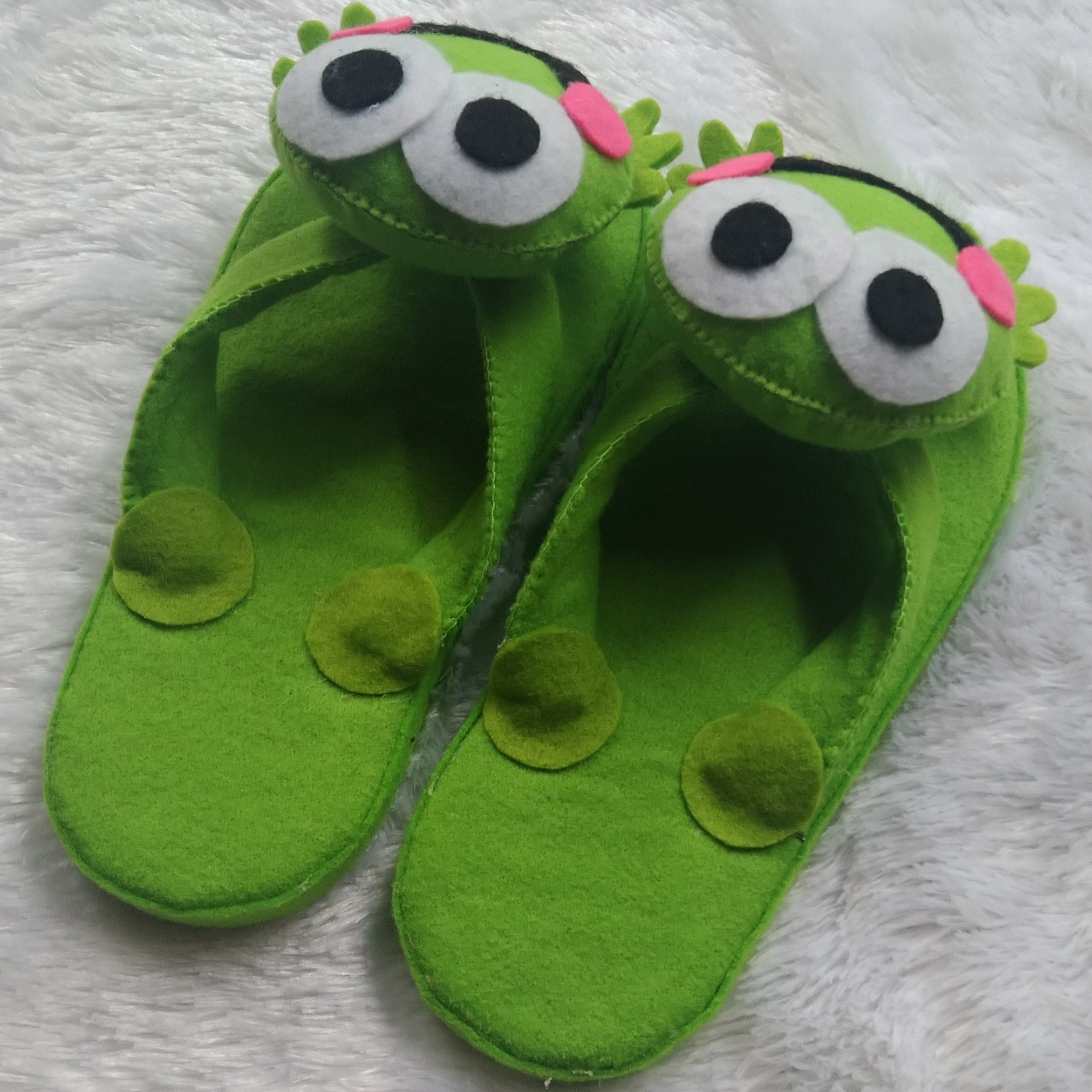 Felted Frog Slipper, Cute Cartoon Slipper Felted, Characters Felted ...