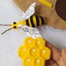 Bee Felt Board, Life Cycle Flannel Set, Life Cycle of a Bee With ...
