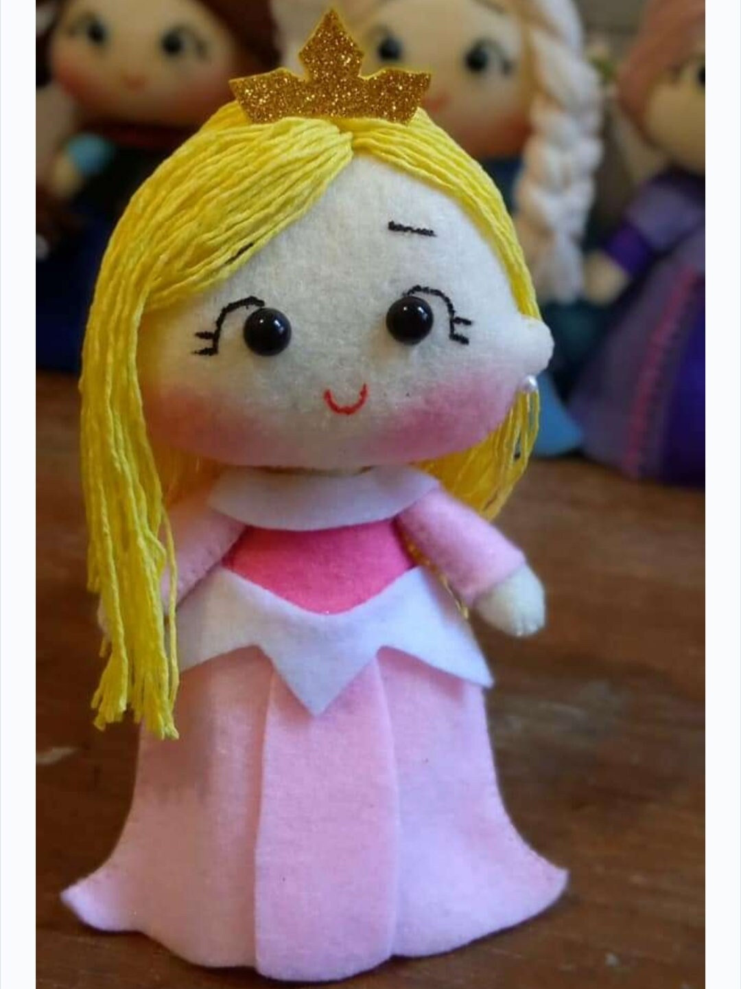 Set of 6 Cute Princess Disney Felt Finished Item Disney - Etsy