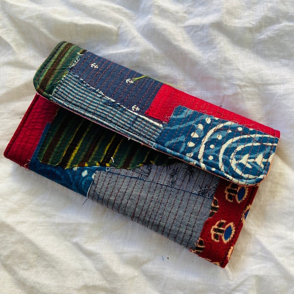 Patchwork Wallet - Etsy
