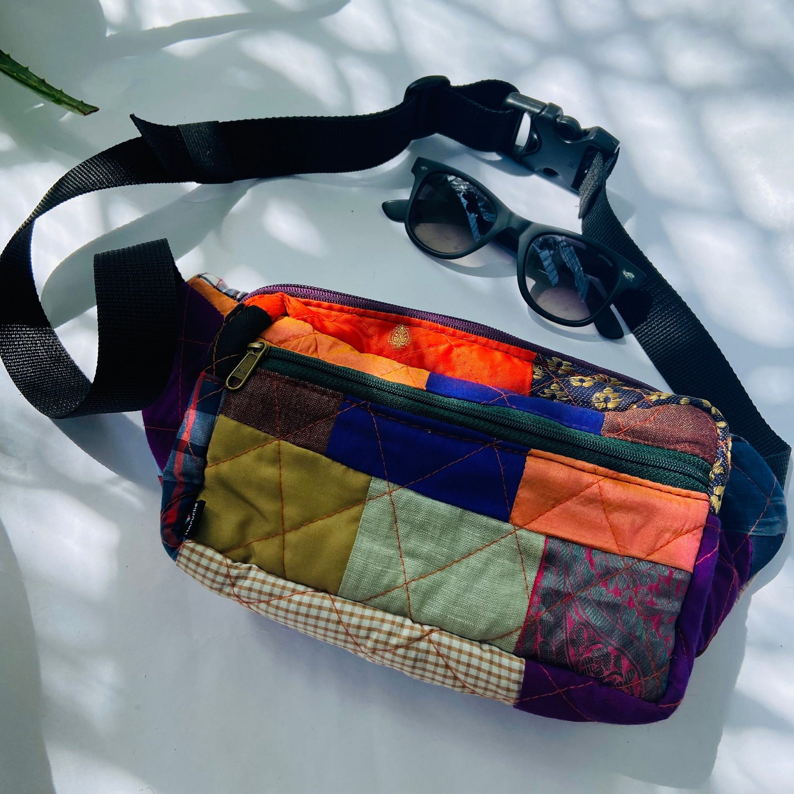 Unisex Colourful Fanny Pack With Zipper Pockets Corduroy - Etsy