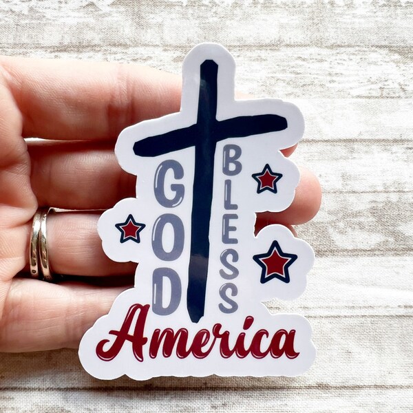 God Bless America Stickers - Etsy