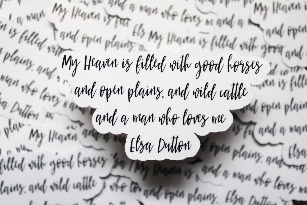 Elsa Dutton Sticker - Etsy