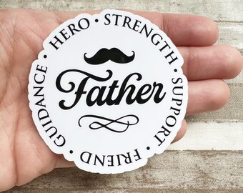 Best Dad Ever Sticker Set Father's Day Gift, for Dad, Car Stickers ...