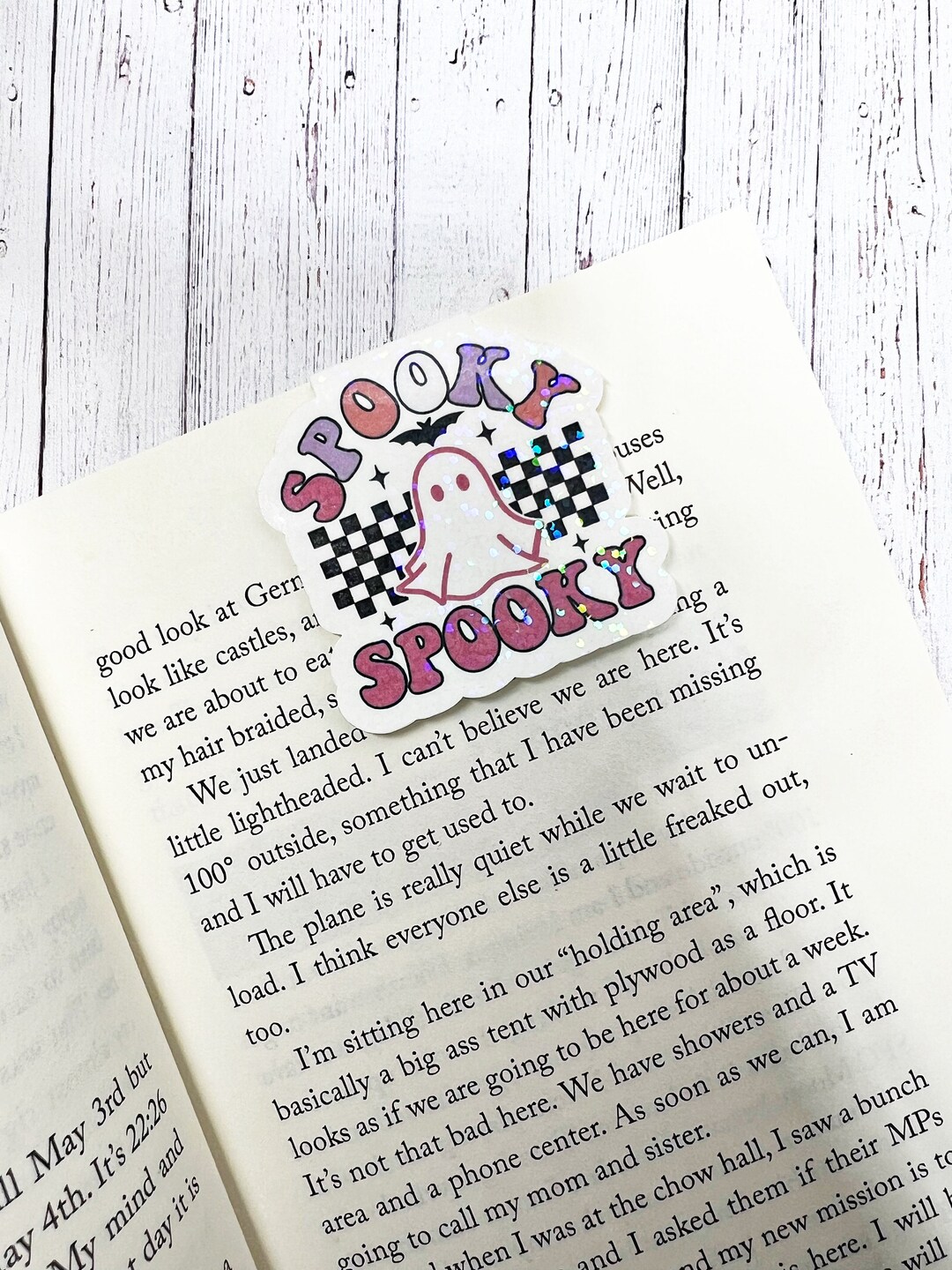 Spooky Magnetic Bookmark - Etsy