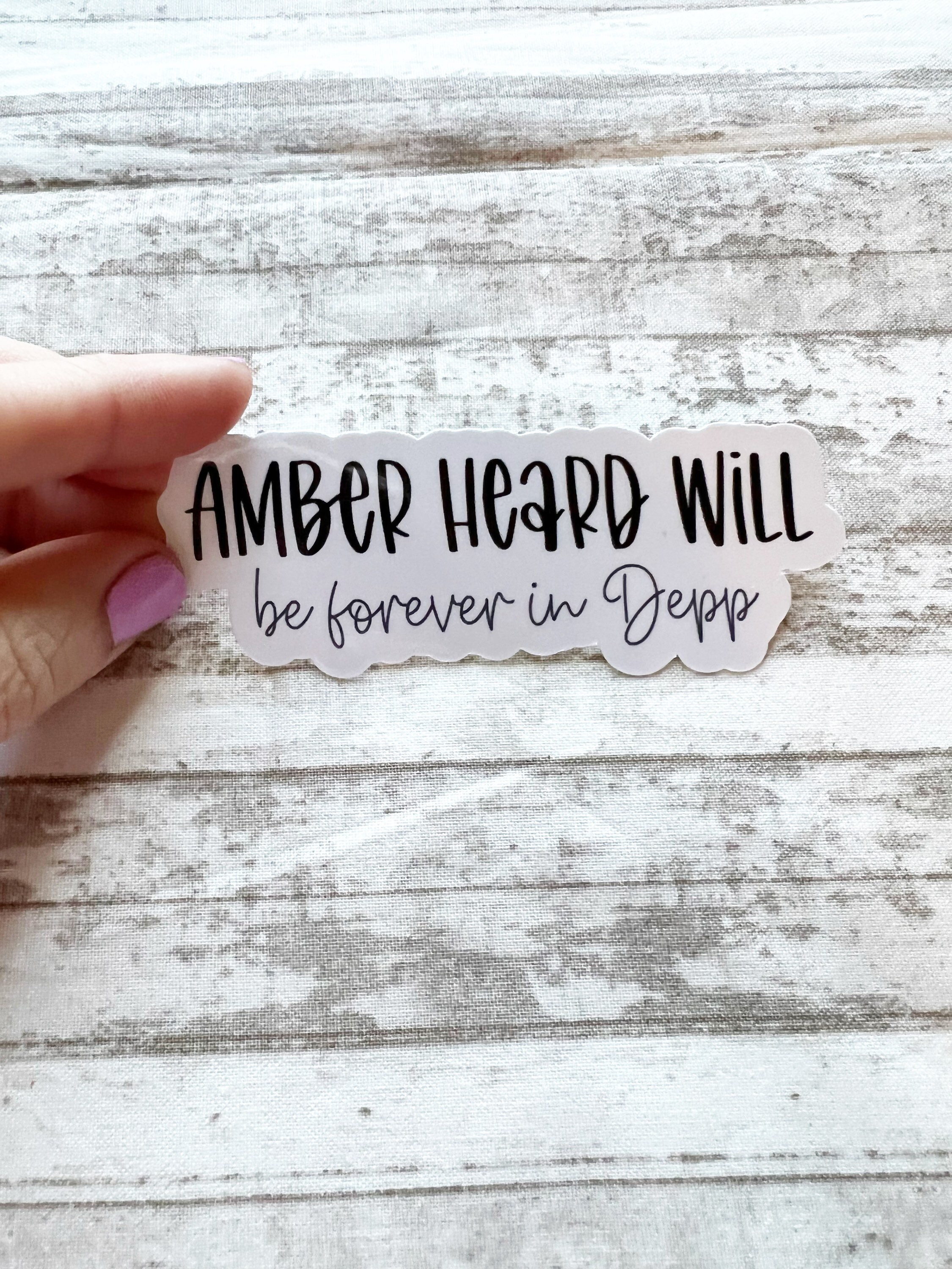 Amber Heard Sticker - Etsy