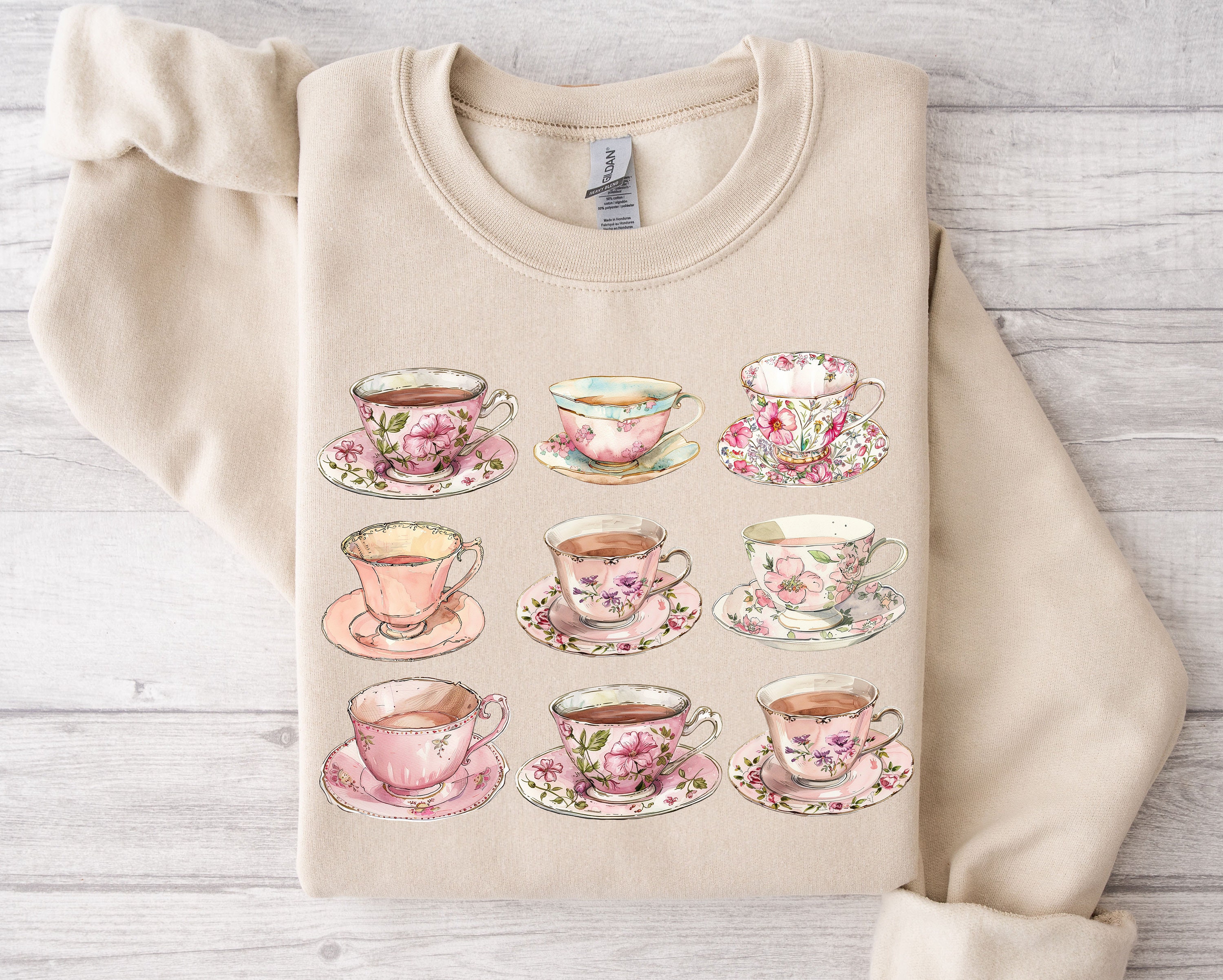15+ PNG Vintage Teacup Clipart, Tea Time Decor, Tea Party Bundle, Tea ...