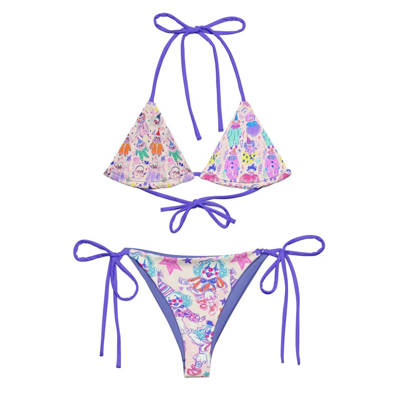 Chicas En Bikini De Hilo Etsy España