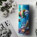 Dolphin Tumbler Wrap, Cute Dolphins Under Ocean Christmas Scene ...
