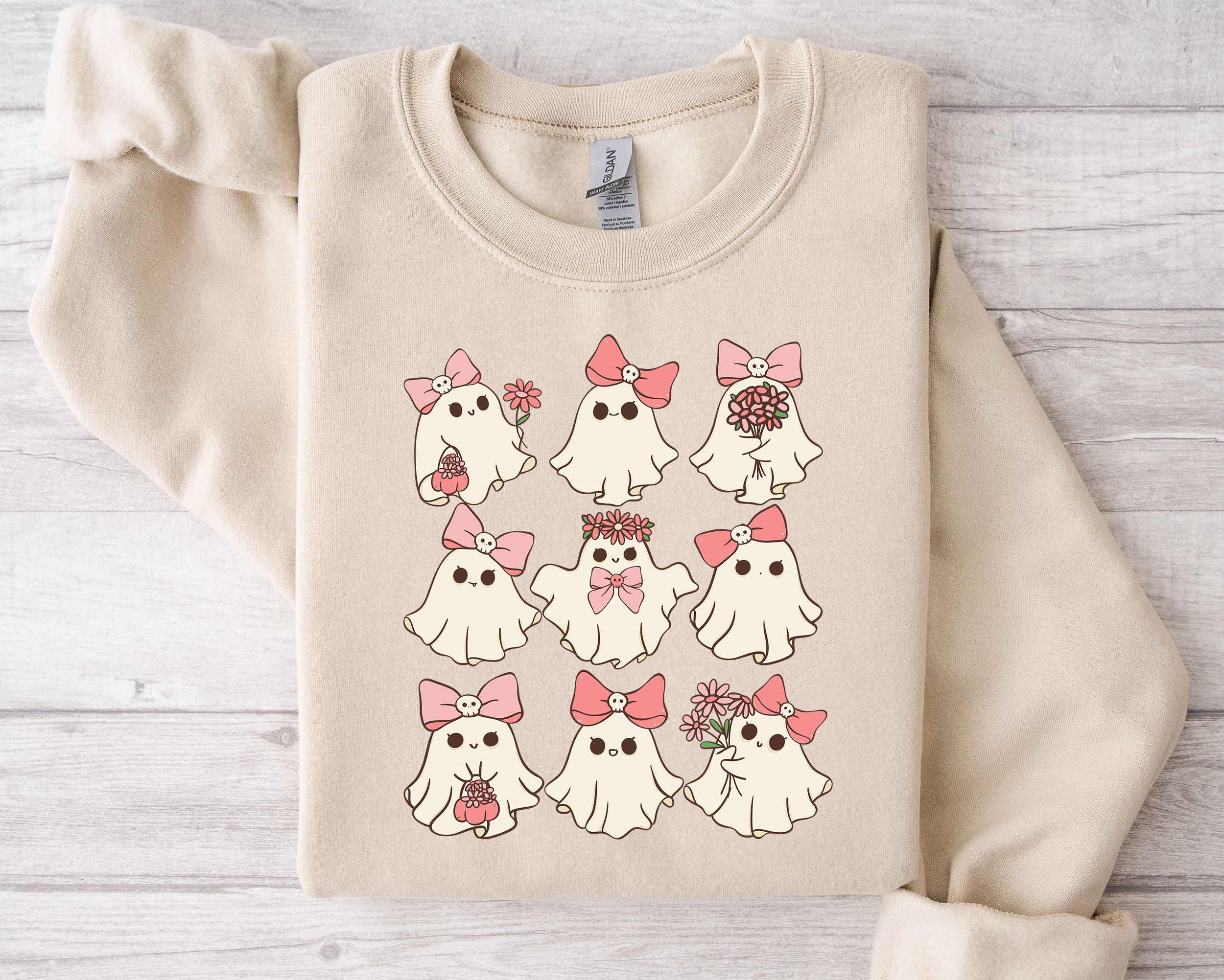 Cute Ghost With Pink Bow PNG: Girly Era Coquette Aesthetic Retro ...