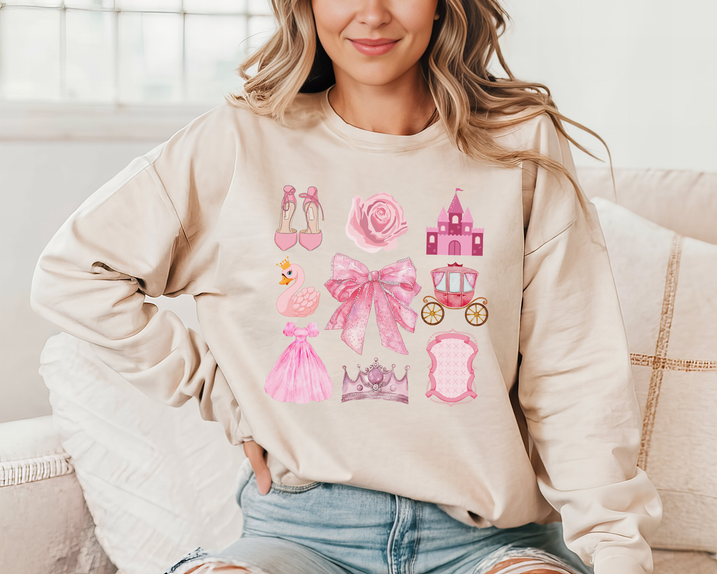Coquette Aesthetic Pink Princess PNG: Soft Girl Era Design for Girly ...
