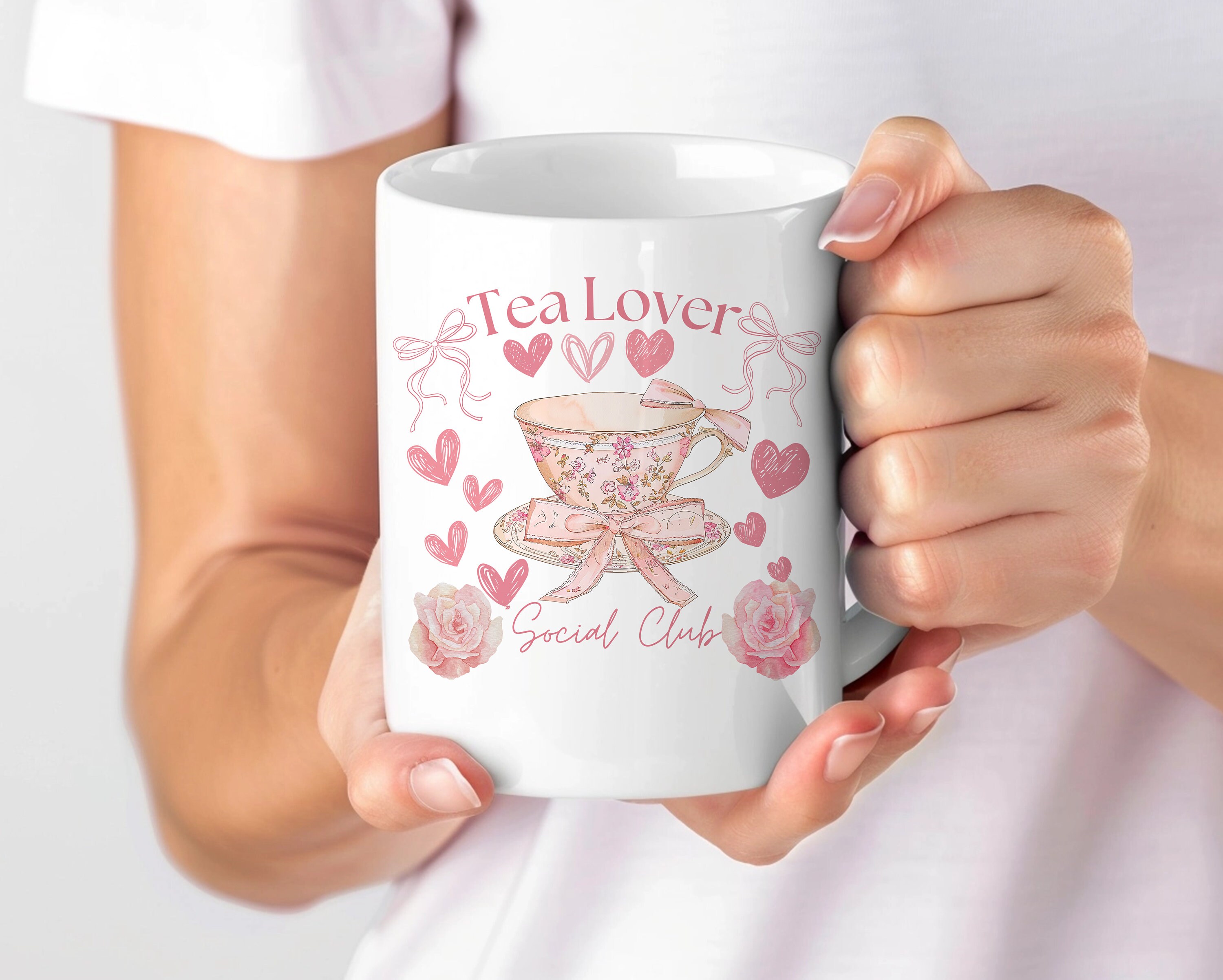 20 PNG Teacup With Pink Bow Clipart, Girly Coquette Aesthetic Tea Time ...