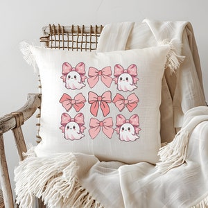 Ghost With Pink Bow PNG: Girly Era Coquette Aesthetic Retro Vintage ...