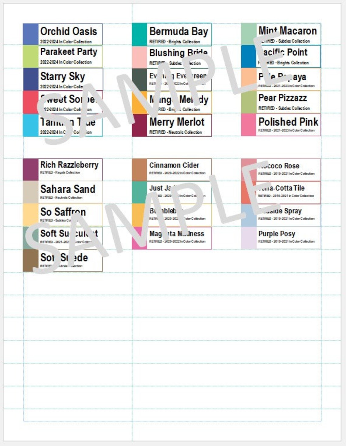 NEW May 2024 - Digital Hanging Folder Tab Inserts/labels for Stampin ...