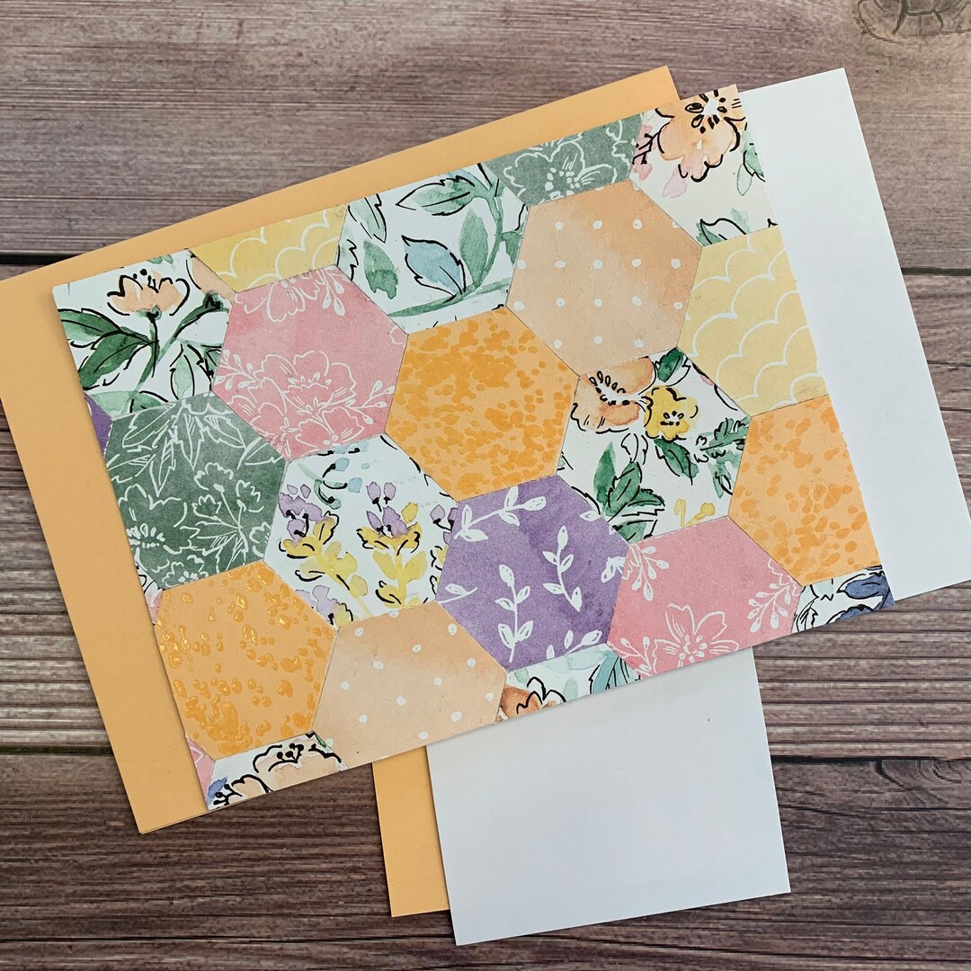 Card Kits Pieced From Stampin' Up Cardstock and Hand-penned DSP total ...
