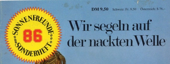Sonnenfreunde Sonderheft N86 Magazin Zeitschrift FKK Nudist | Etsy Sonnenfreunde Sonderheft N86 Magazin Zeitschrift FKK Nudist | Etsy