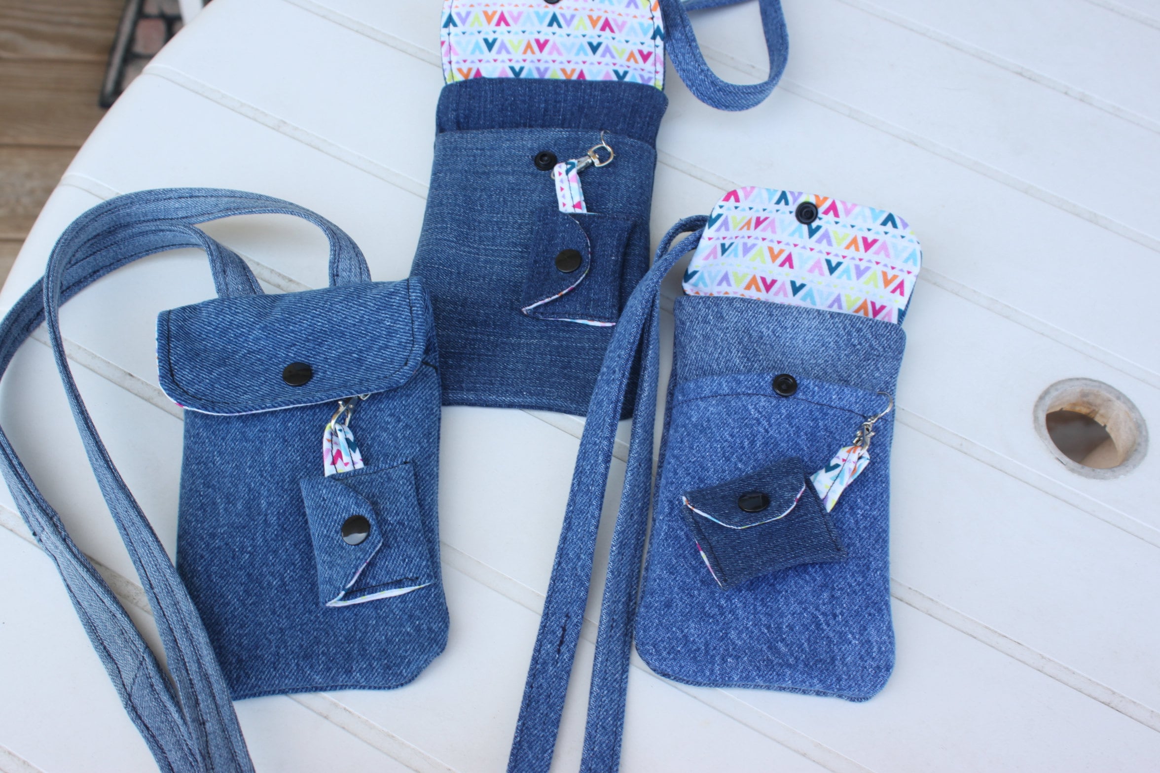 Denim Phone Bag - Etsy