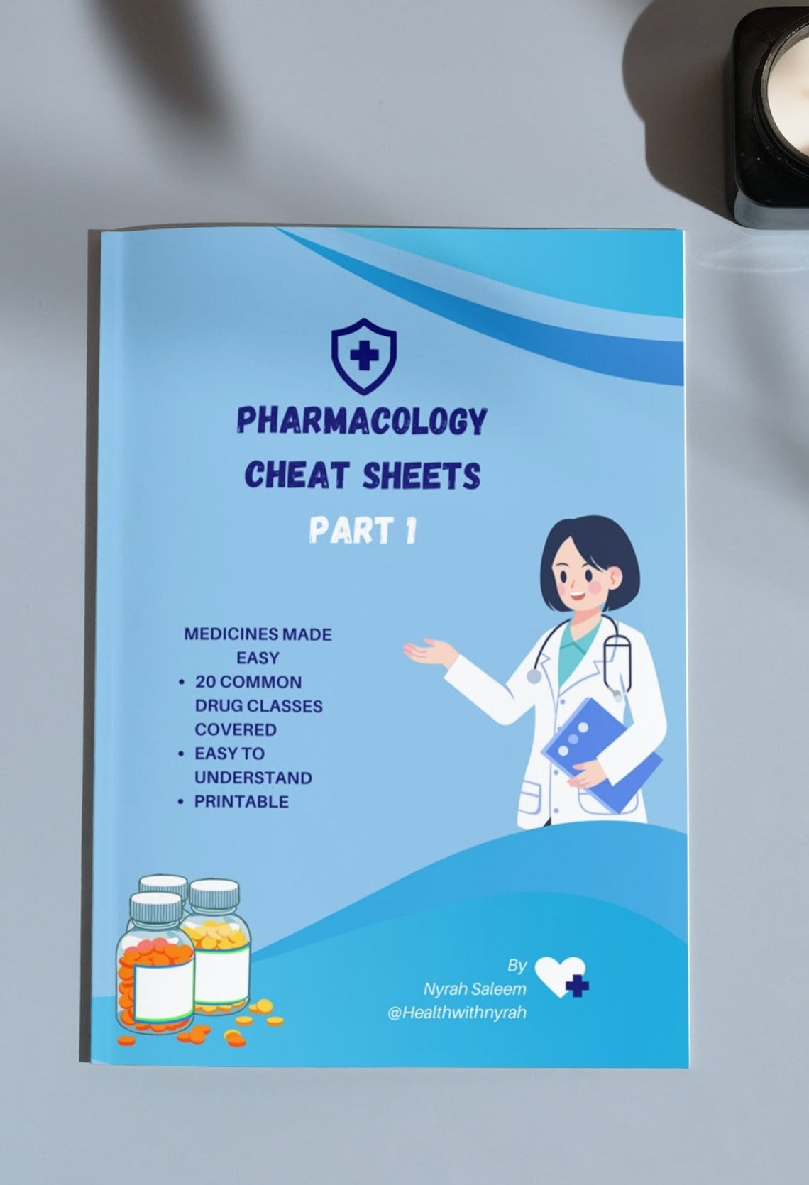 Pharmacology Cheat Sheets Revision Notes Printable Flash Cards ...