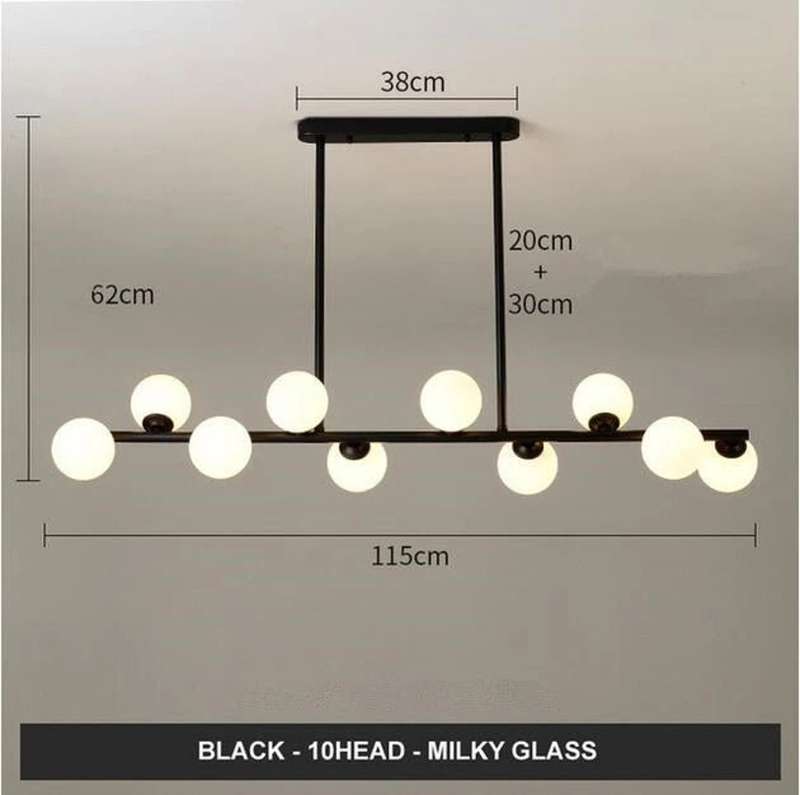 The Illuminator Mike White Glass Bubble Chandelier,moon Chandelier ...